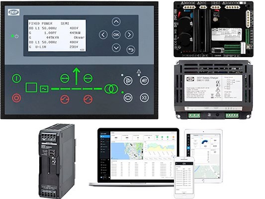 Basic control package for mobile generators