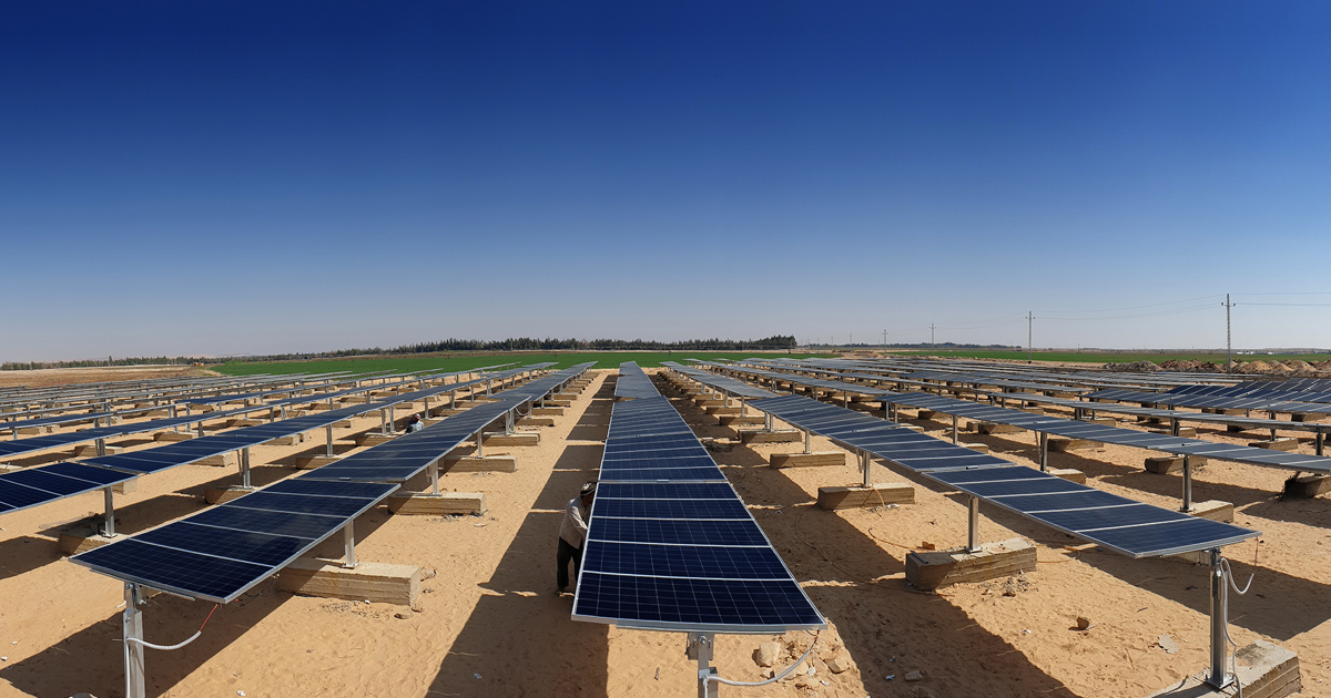 CASE: Solar power saves Egyptian farmer fuel every month