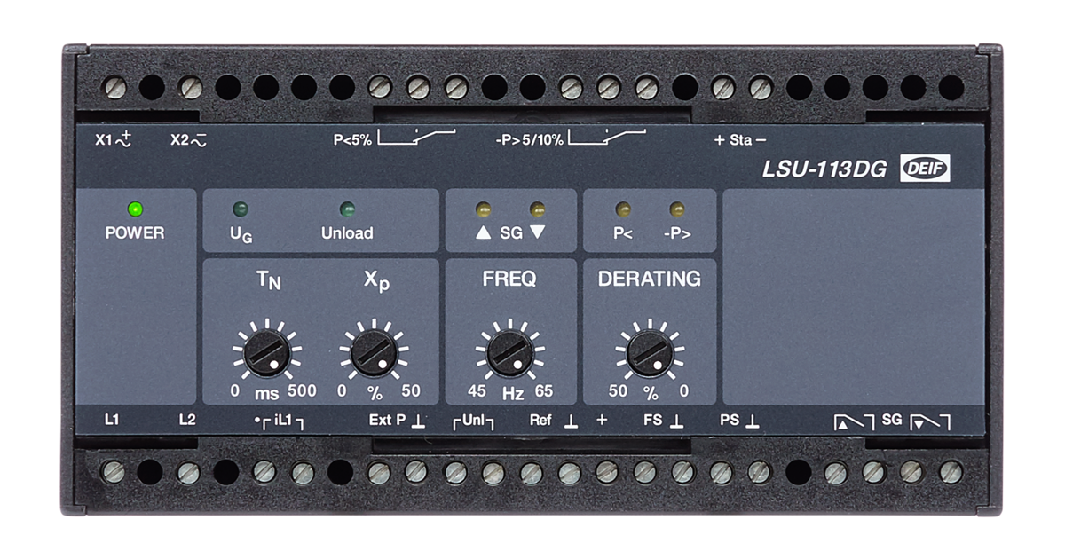 LSU-113DG for load sharing, paralleling & operation