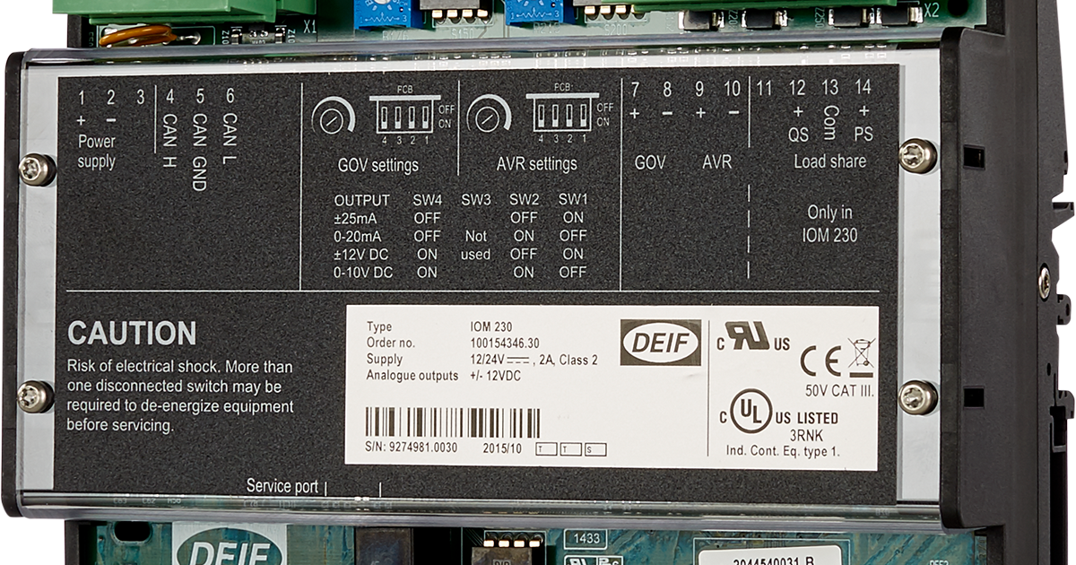 Advanced expansion module for power systems | DEIF