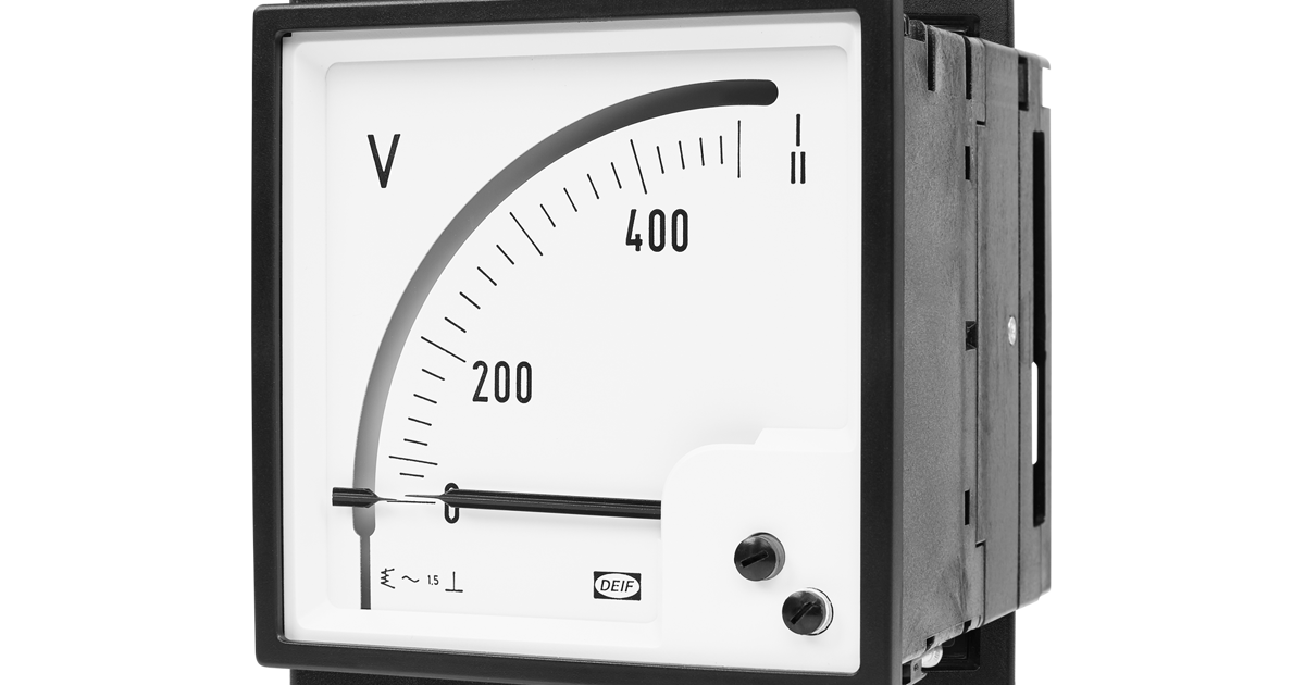 Reliable single analogue meters for precision