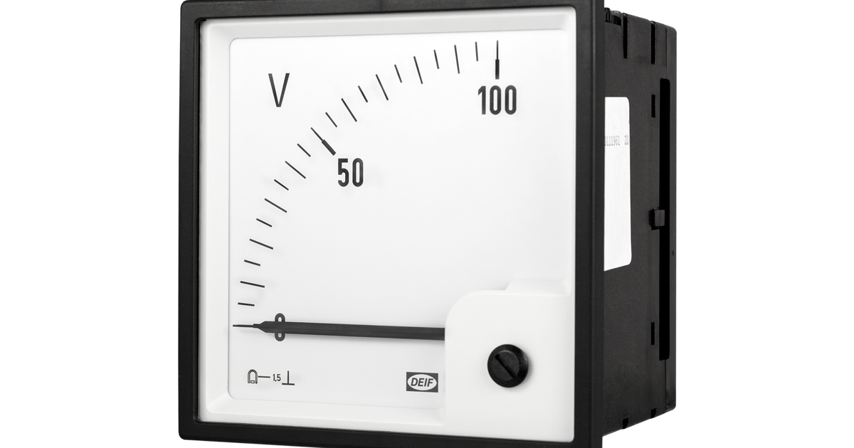 DQ & VDQ AC/DC current and voltage with 90 ° or 240 ° pointer