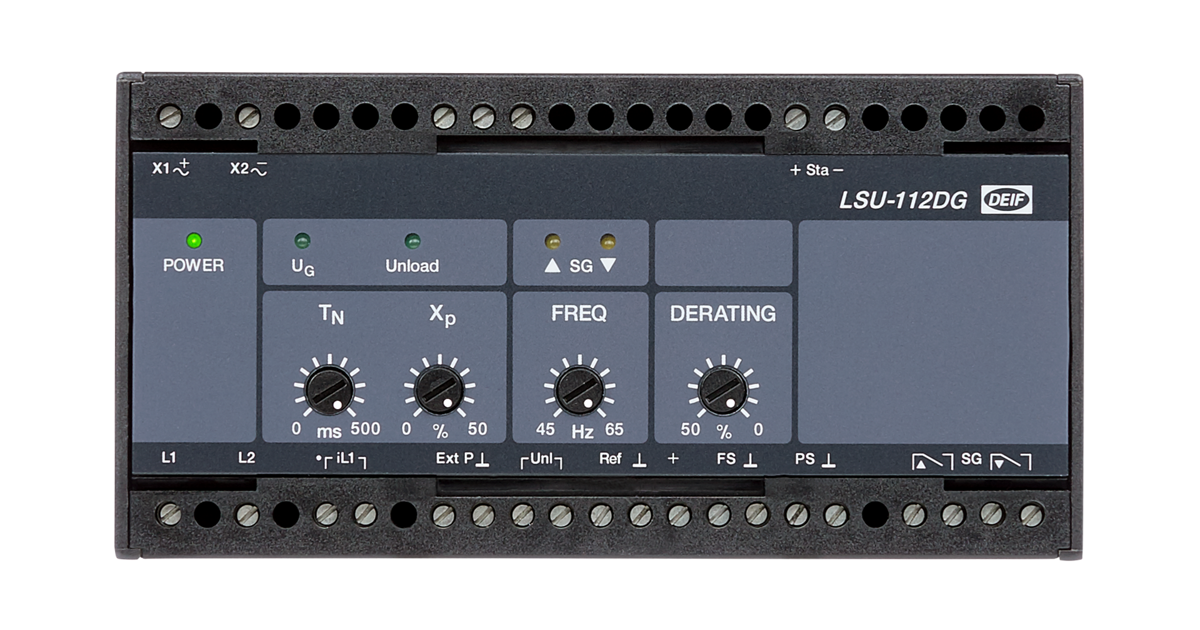 LSU-112DG for load sharing, paralleling & operation